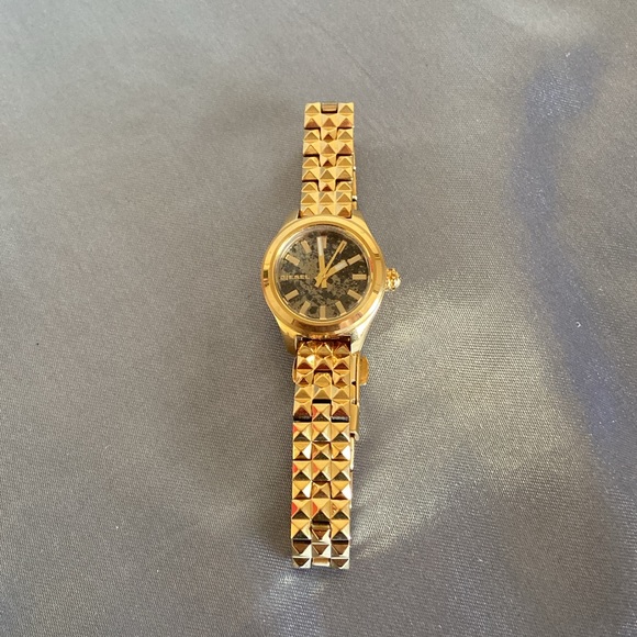 Diesel | Accessories | Diesel Stud Watch Goldgrey | Poshmark